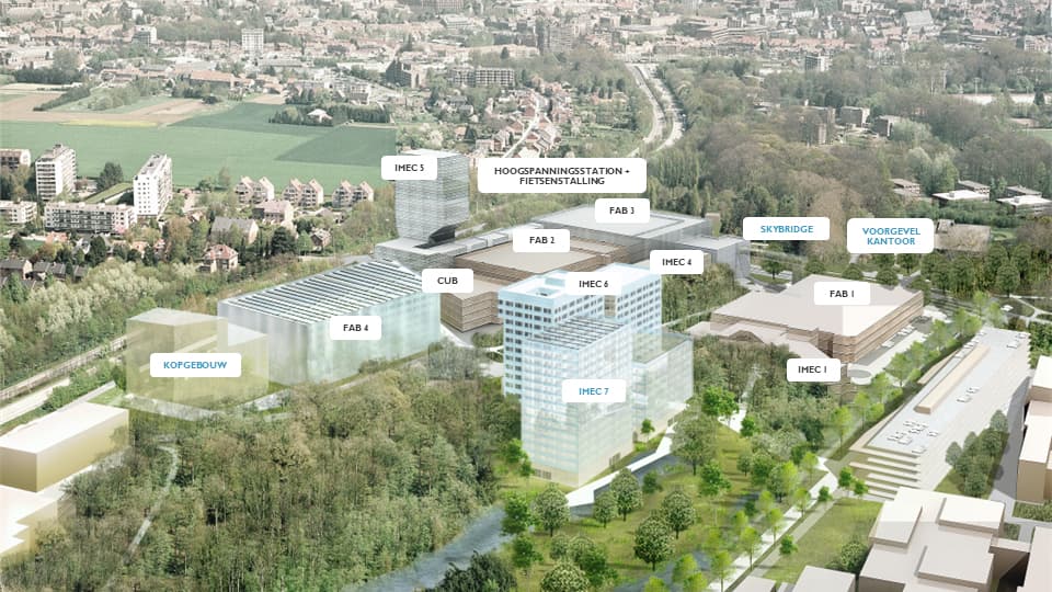 Geplande werken imec site (Heverlee) | imec Vlaanderen