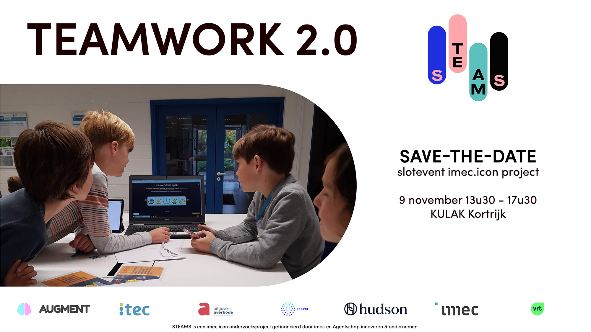 Closing event imec.icon project STEAMS | imec Vlaanderen